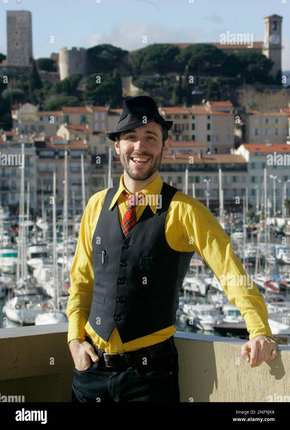 British singer Charlie Winston poses for a photo call at the 43rd MIDEM ...