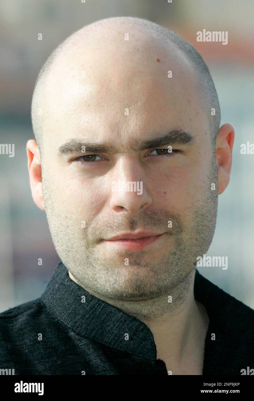 French musician Yom poses for a photo call at the 43rd MIDEM ...