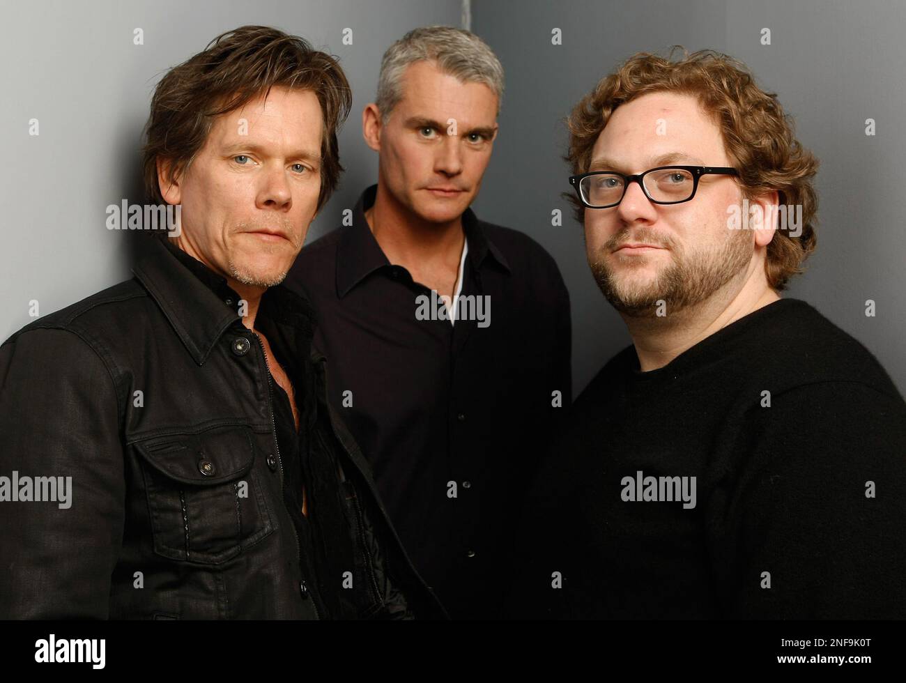 From left actor Kevin Bacon, writer Michael Strobl and director Ross ...