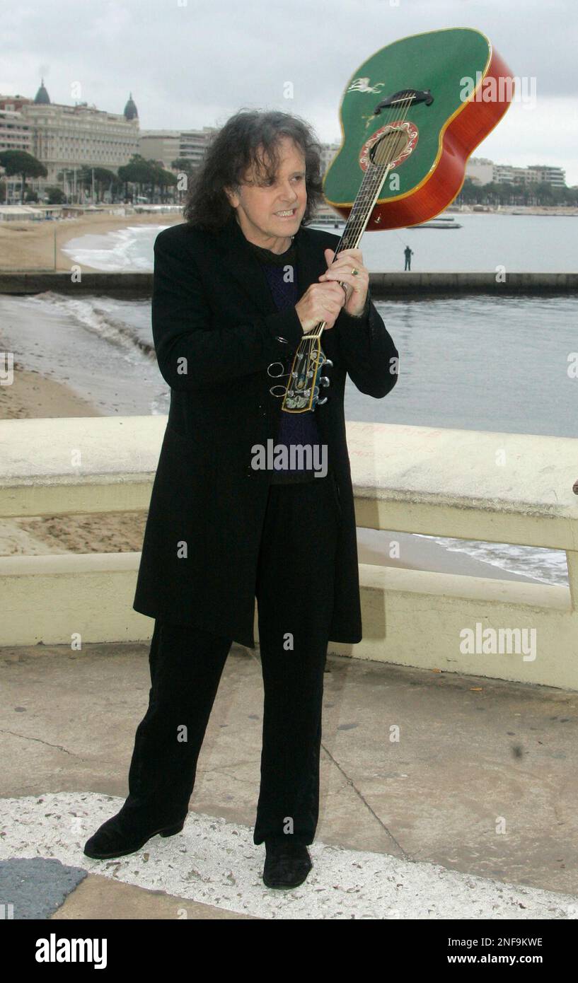 Scottish singer Donovan poses for a photocall at the 43rd MIDEM ...