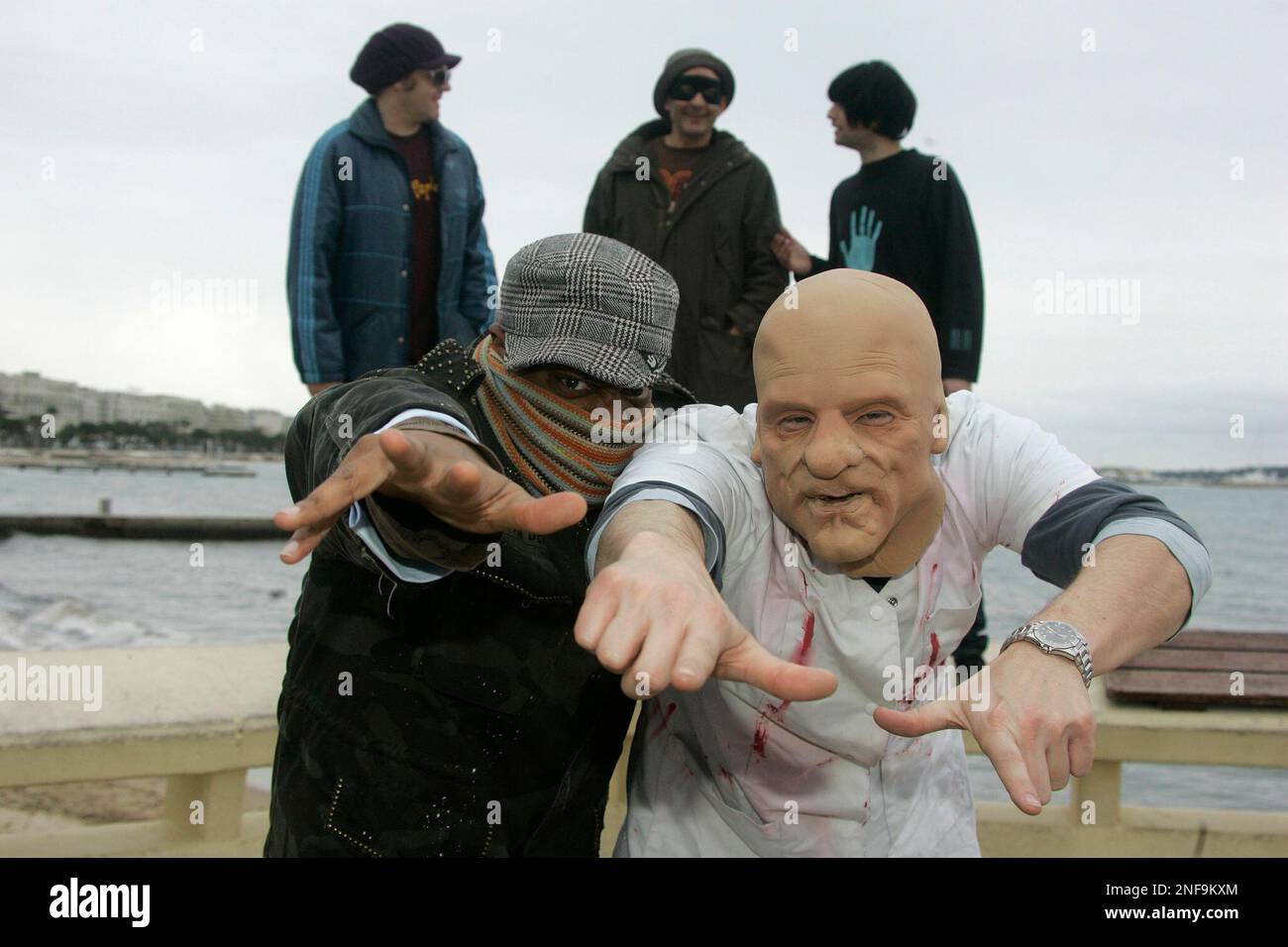 American singers Detroit Grand Pubahs pose during a photocall at the ...
