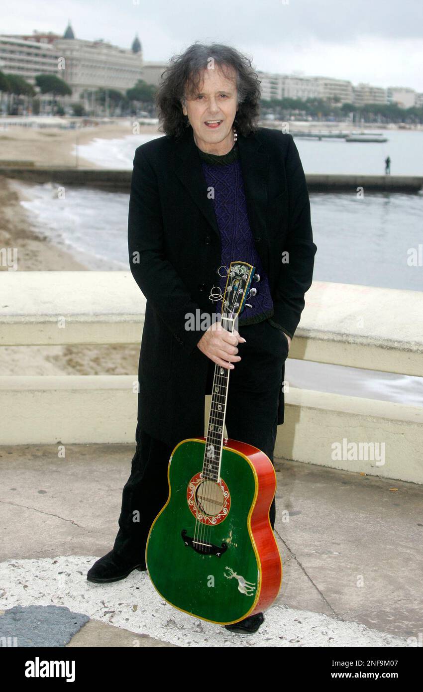 Scottish singer Donovan poses for a photocall at the 43rd MIDEM ...