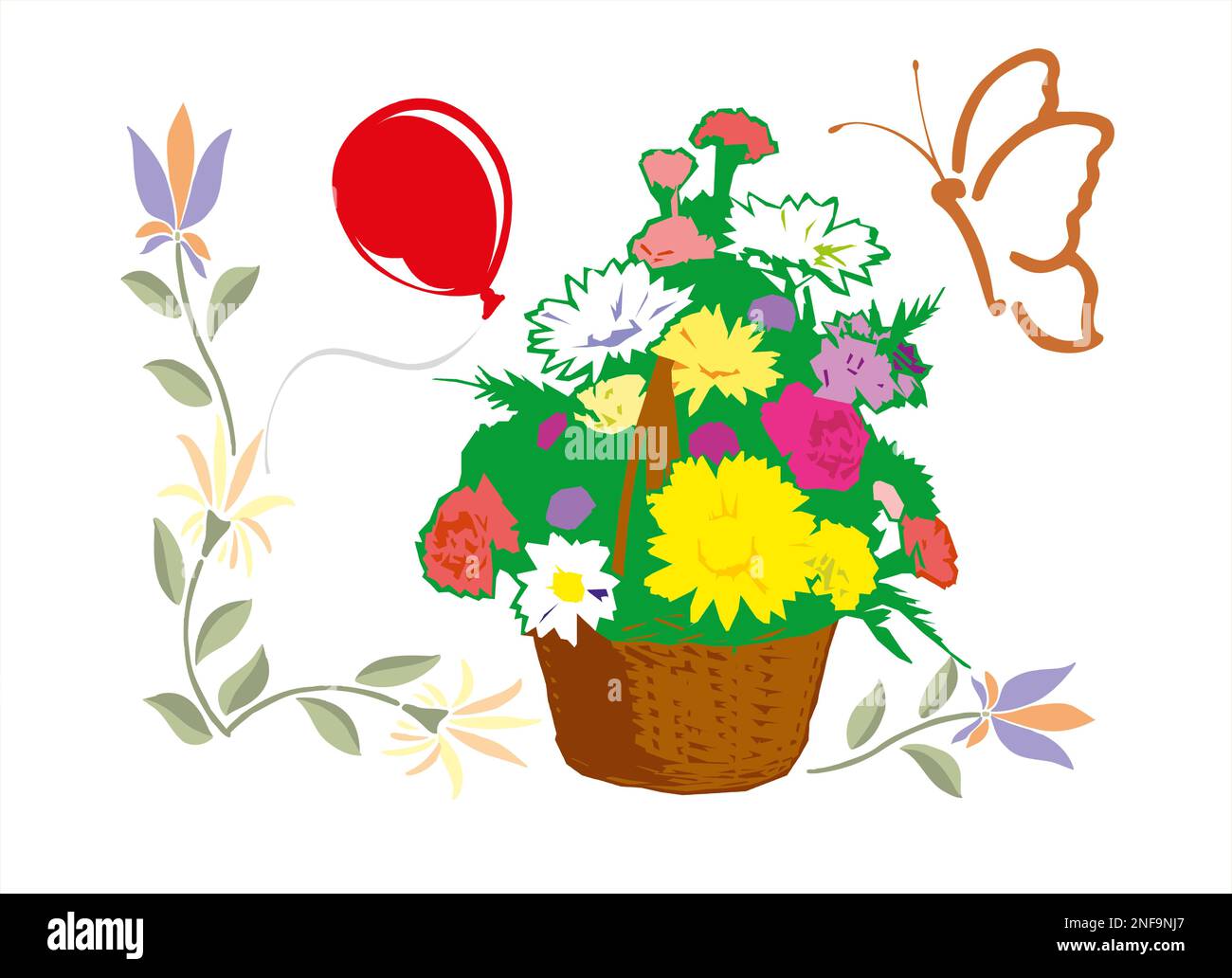 Peony ball Stock Vector Images - Alamy