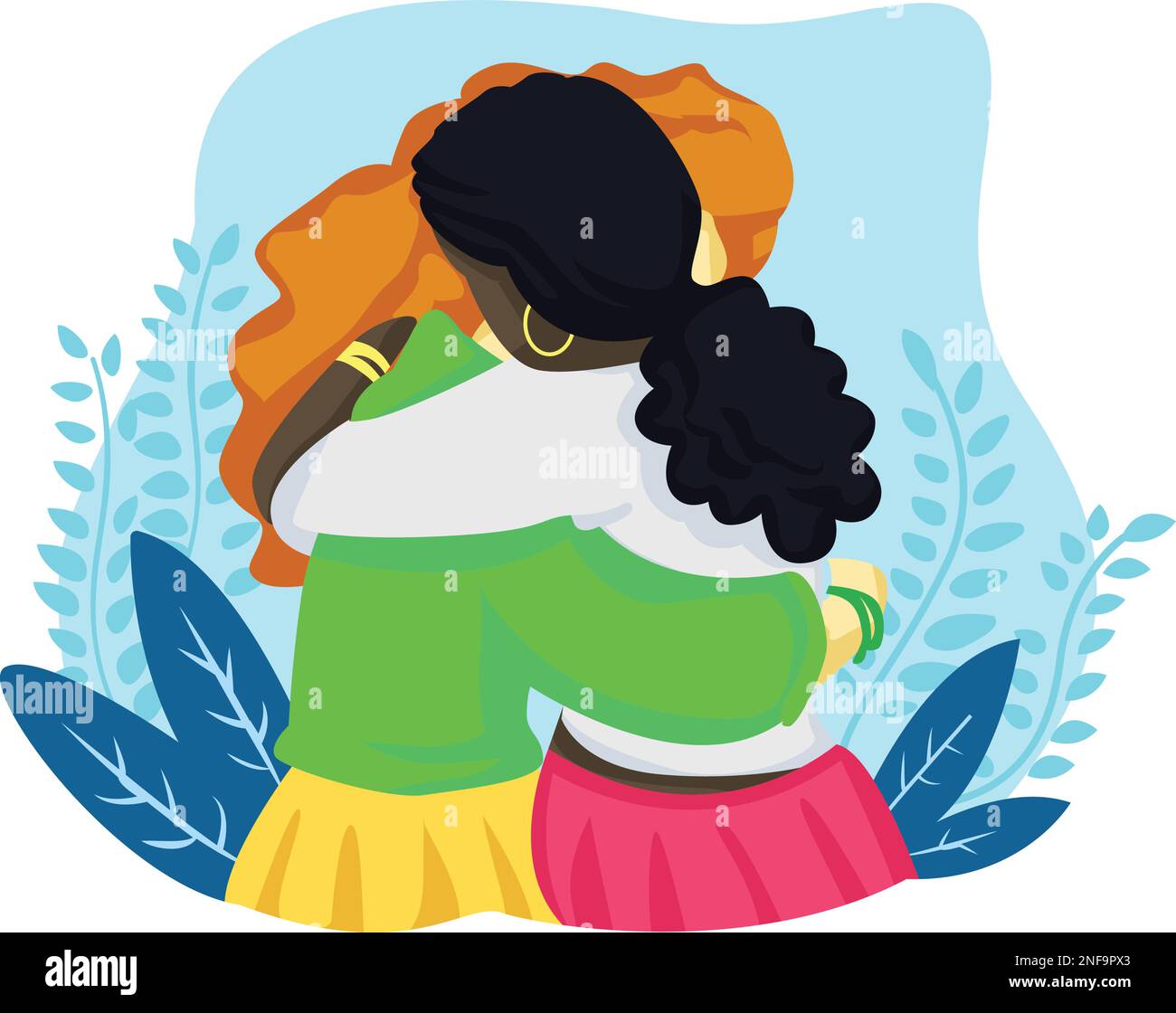 Black african american americans woman man Stock Vector Images - Alamy