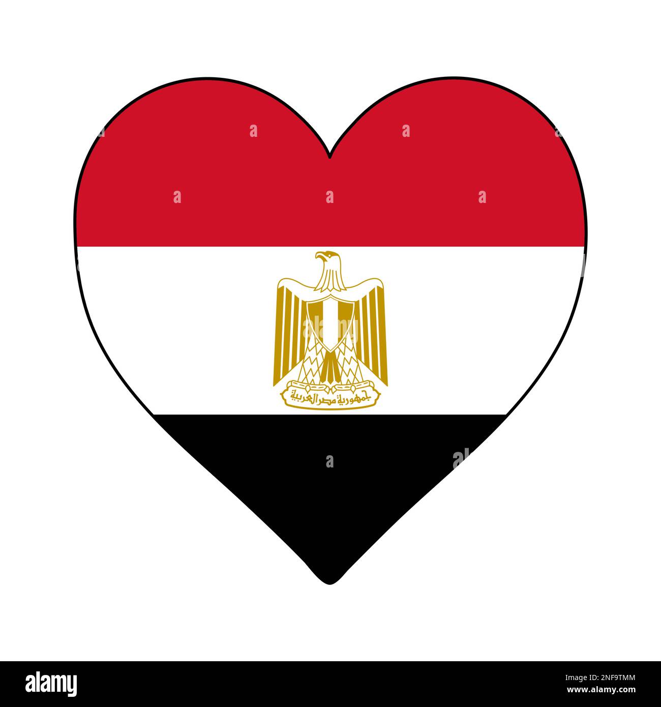 Egypt Heart Shape Flag. Love Egypt. Visit Egypt. Northern Africa ...