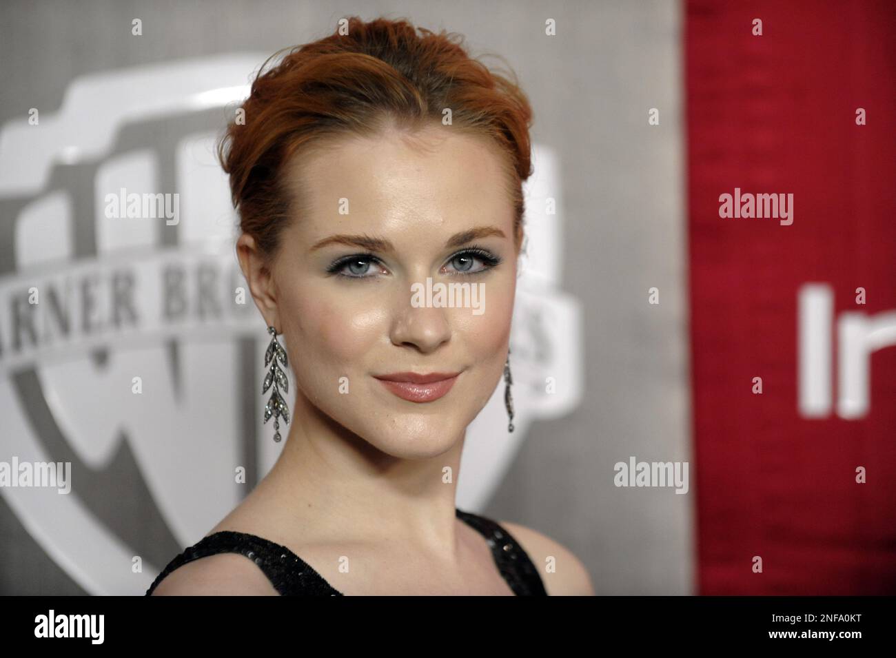 Actress Evan Rachel Wood arrives at the InStyle and Warner Bros ...