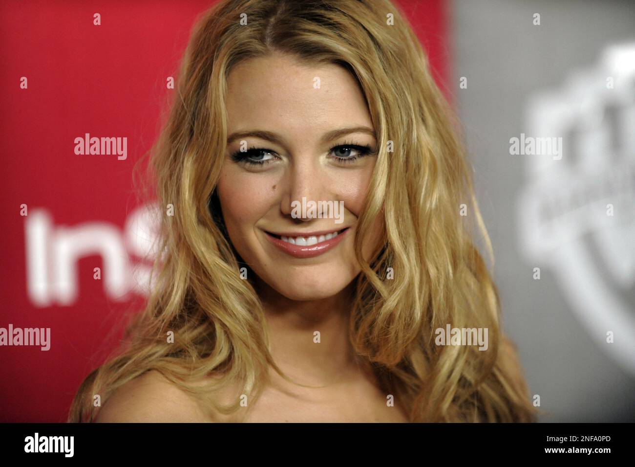 Actress Blake Lively arrives at the InStyle and Warner Bros. Studios ...