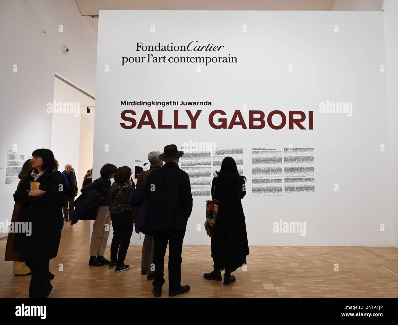 Milan, Italy. 17th Feb, 2023. Milan, Italy Triennale Mirdidingkingathi ...