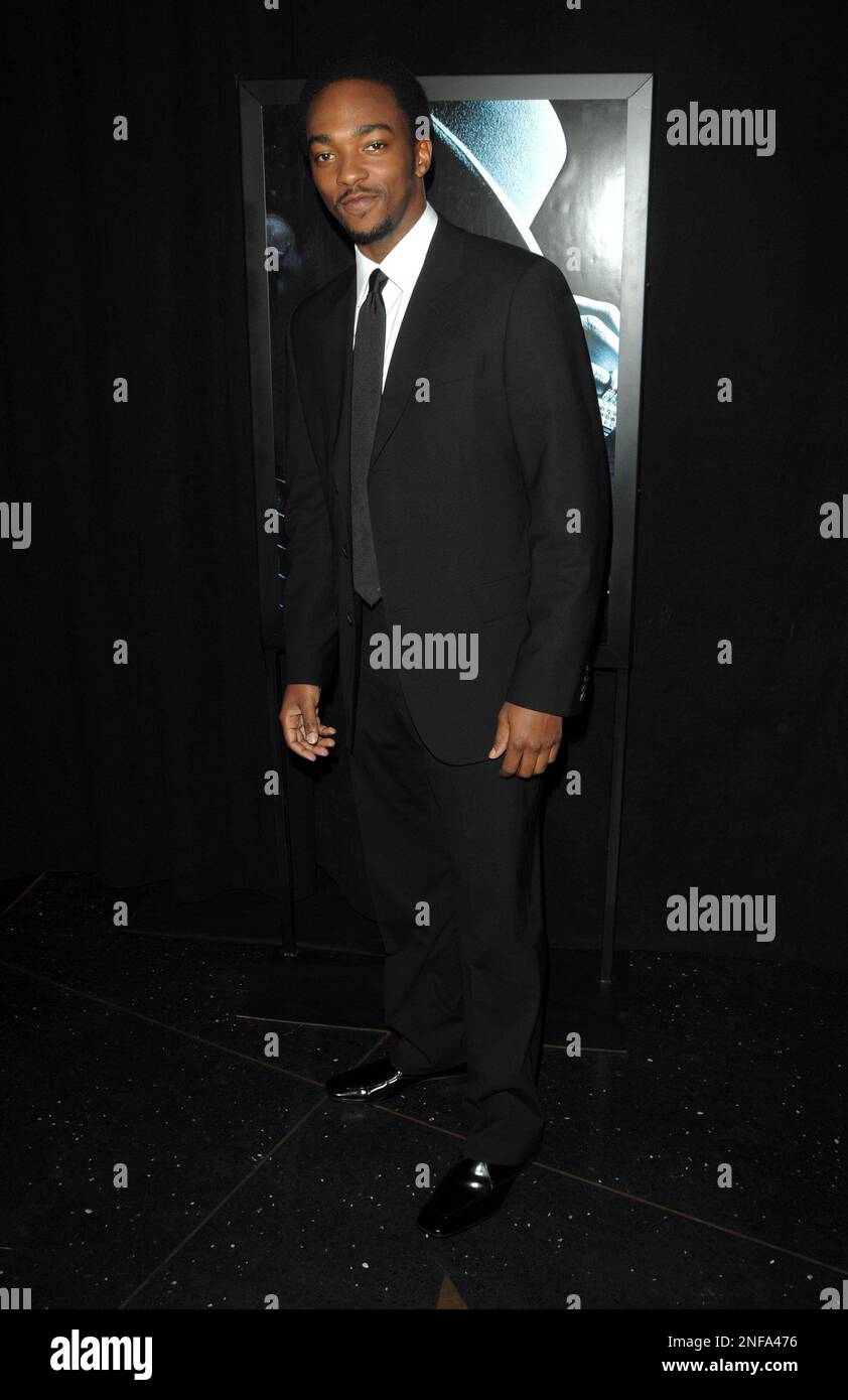 Actor Anthony Mackie attends the premiere of "Notorious" in New York on ...