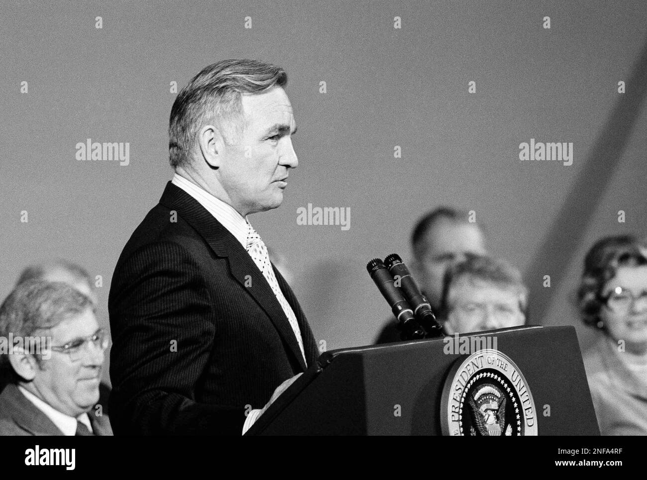 Admiral Stansfield Turner speaks at the Central Intelligence Agency ...