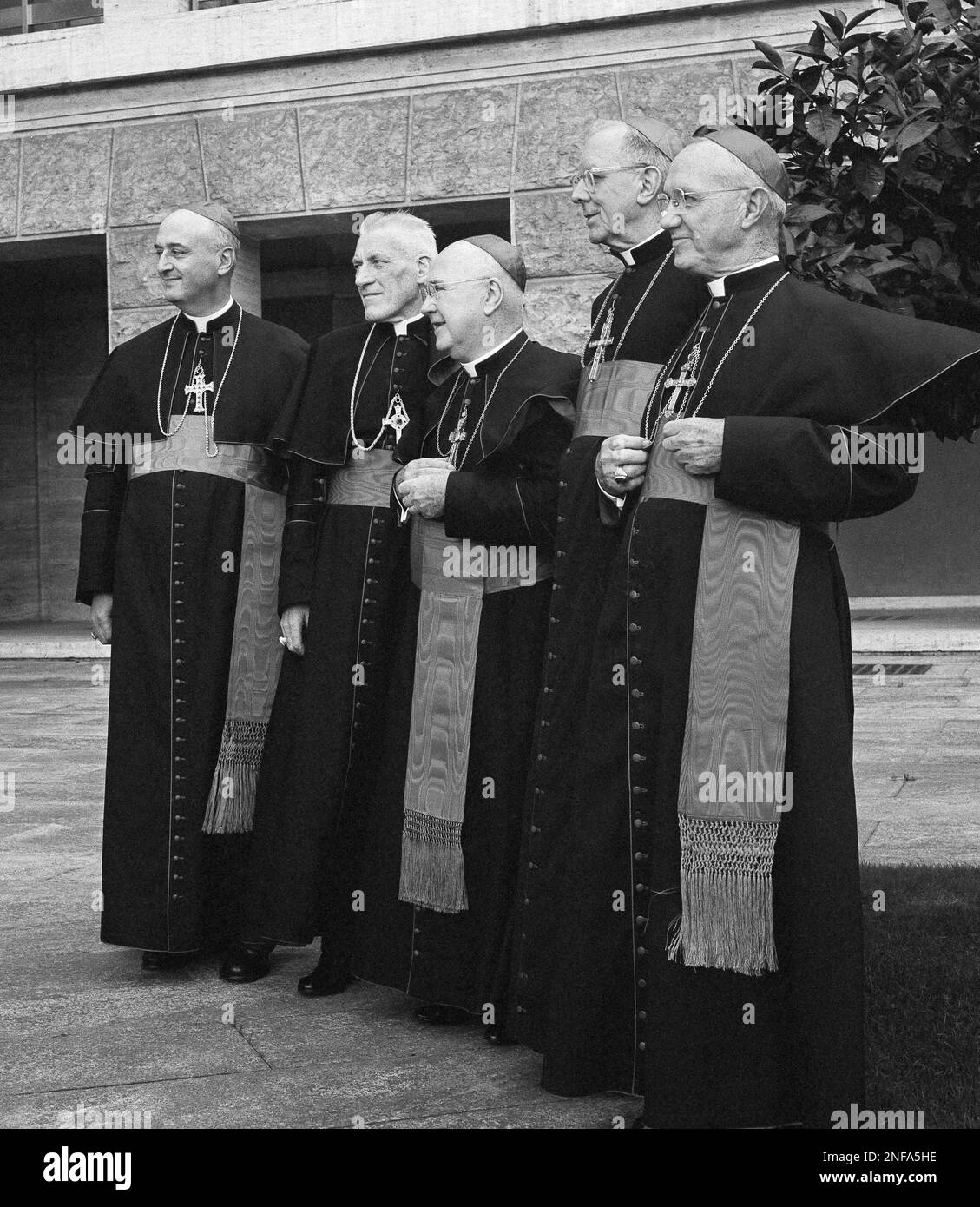 The five cardinals of the United States pose at the Pontifical North ...