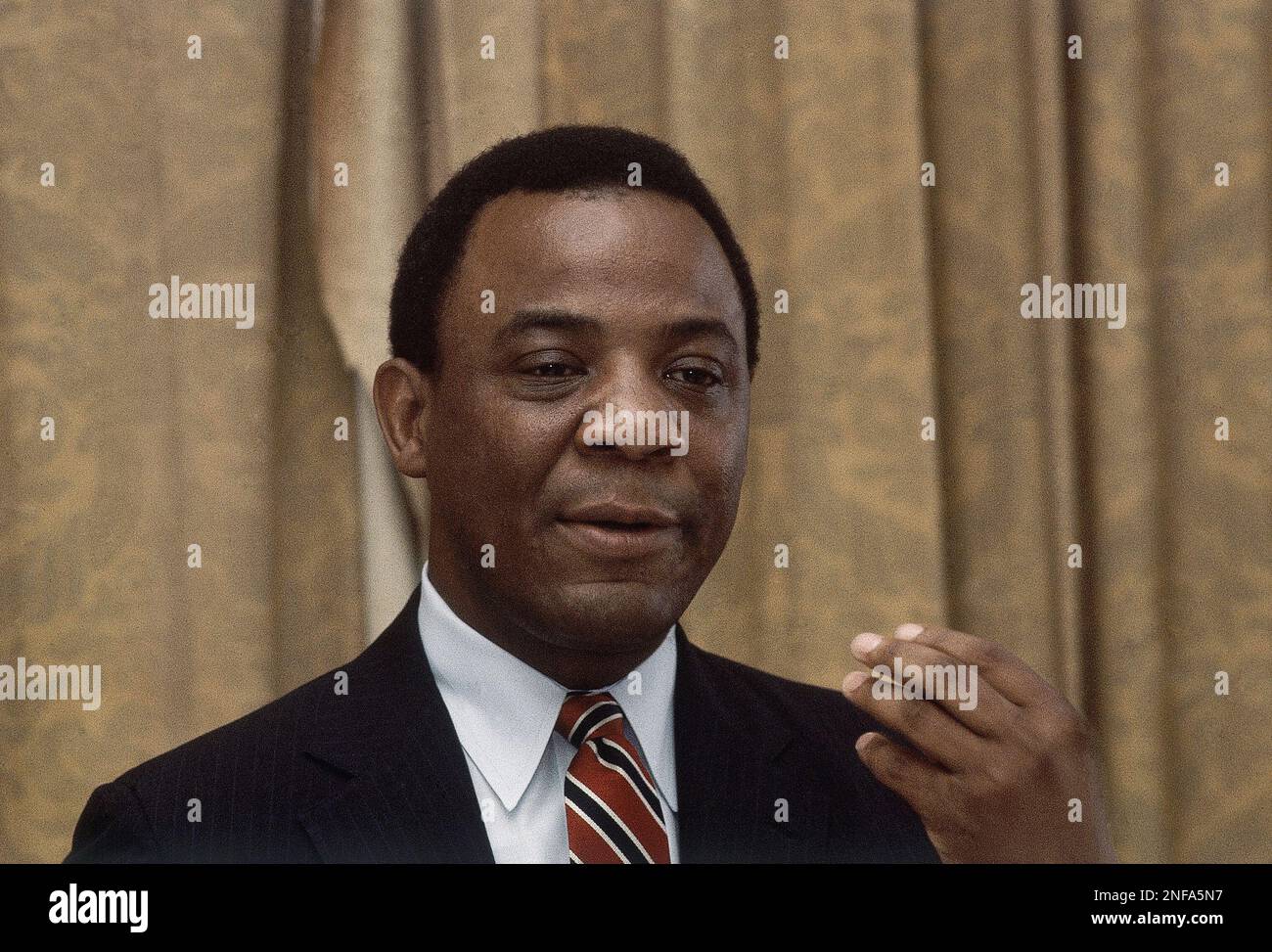 Philadelphia mayoral candidate Wilson Goode is pictured, April 21, 1983 ...