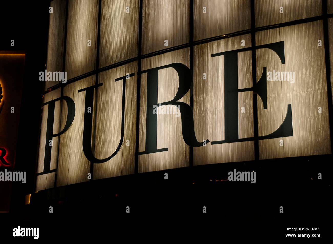 The outside of the club is shown at the Ashlee Simpson-Wentz and Pete ...