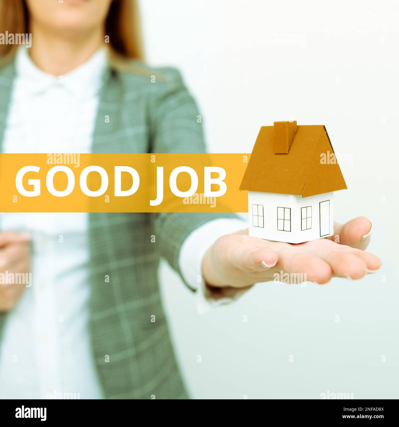 Text showing inspiration Good Job, Internet Concept encourage someone ...