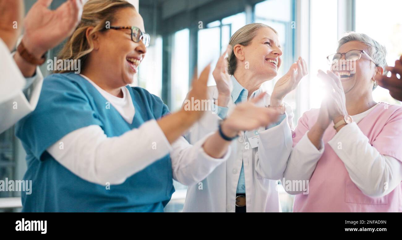 Medical nurse doctor cheering celebrating hi-res stock photography and ...