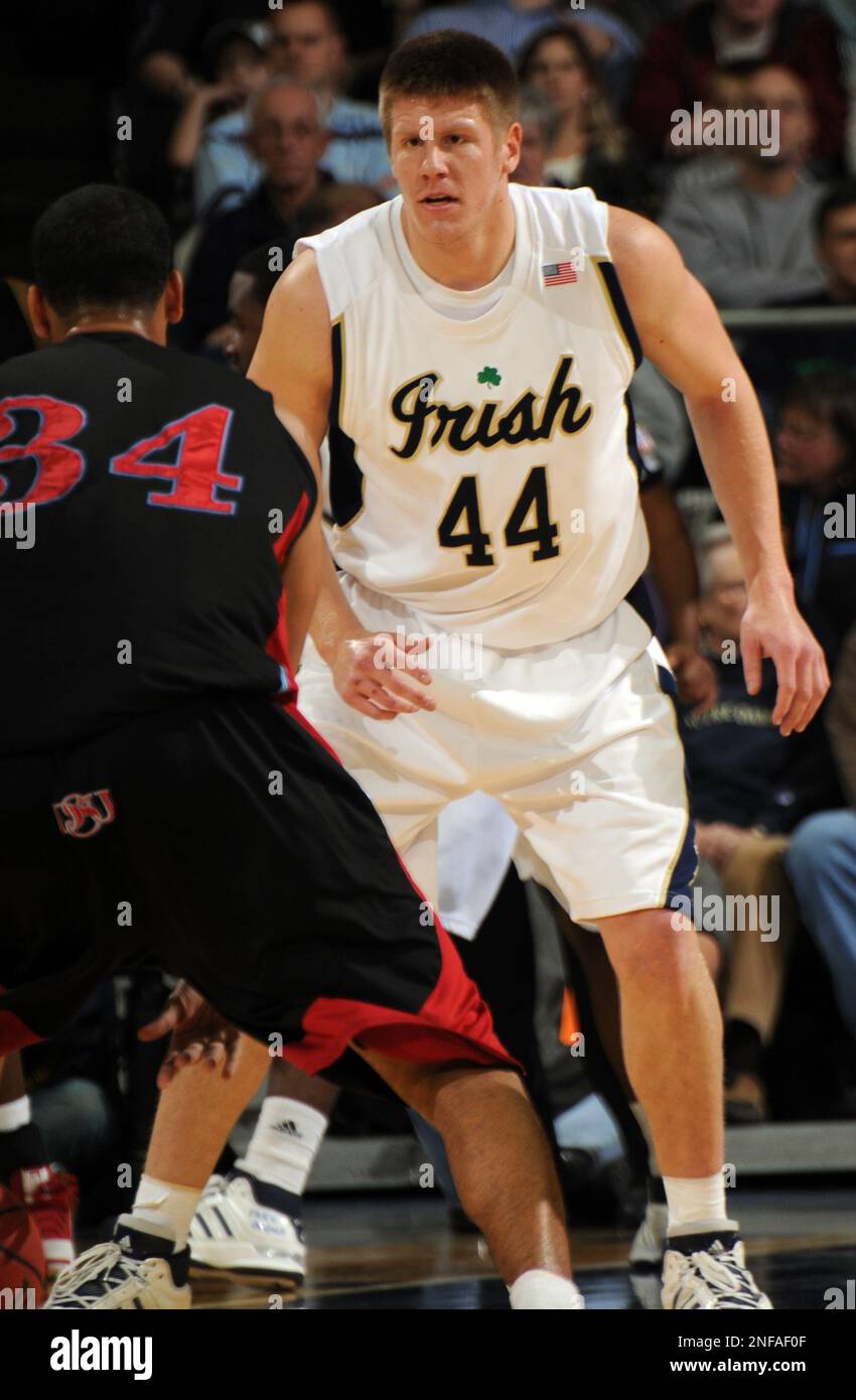 Notre Dame forward Luke Harangody during the first half of an NCAA ...