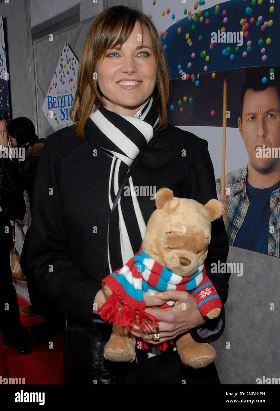 Actress Lucy Lawless poses on the press line at the premiere of the ...
