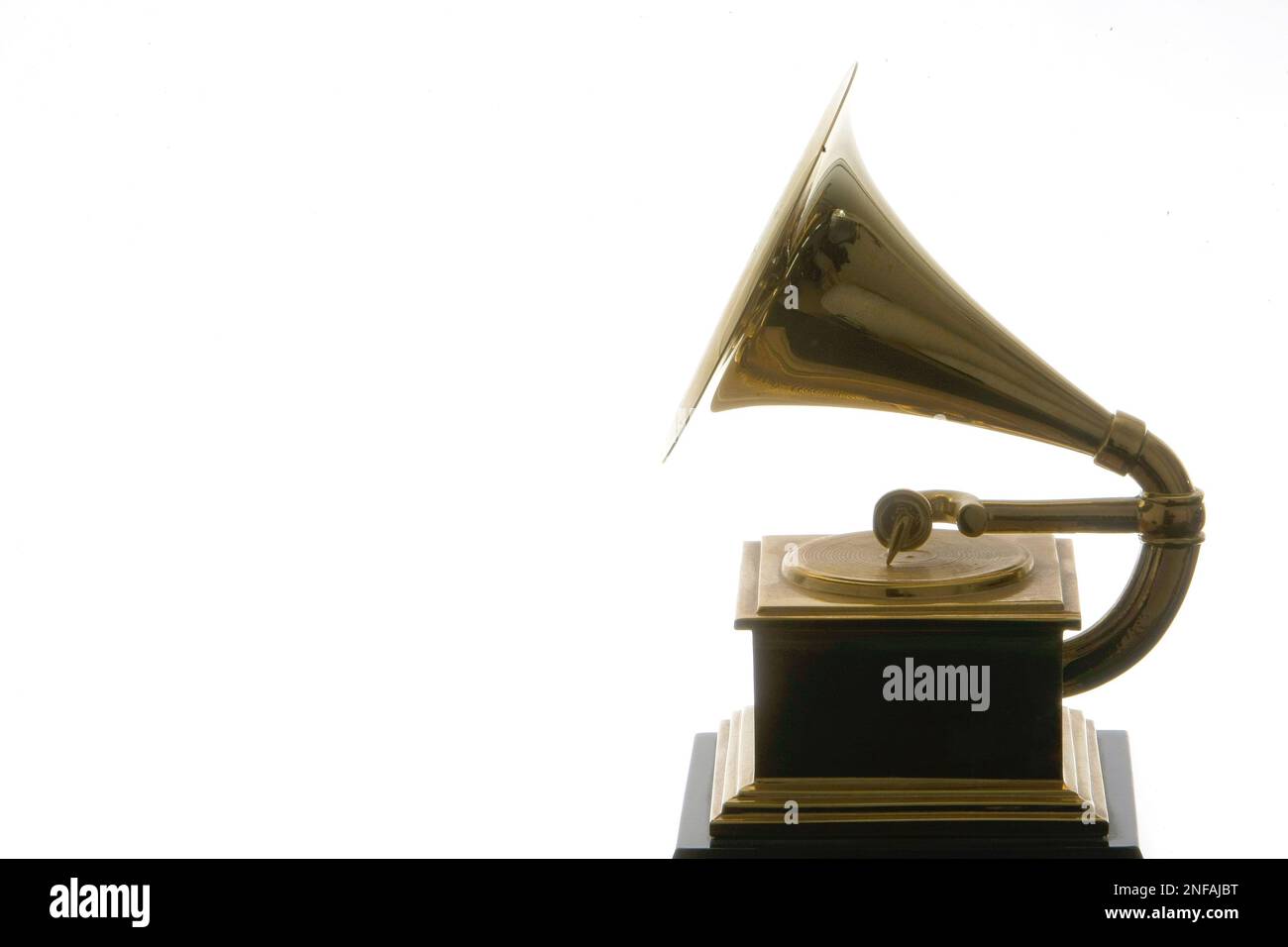 A Grammy Award statuette is photographed, Tuesday, Dec. 9, 2008 in ...