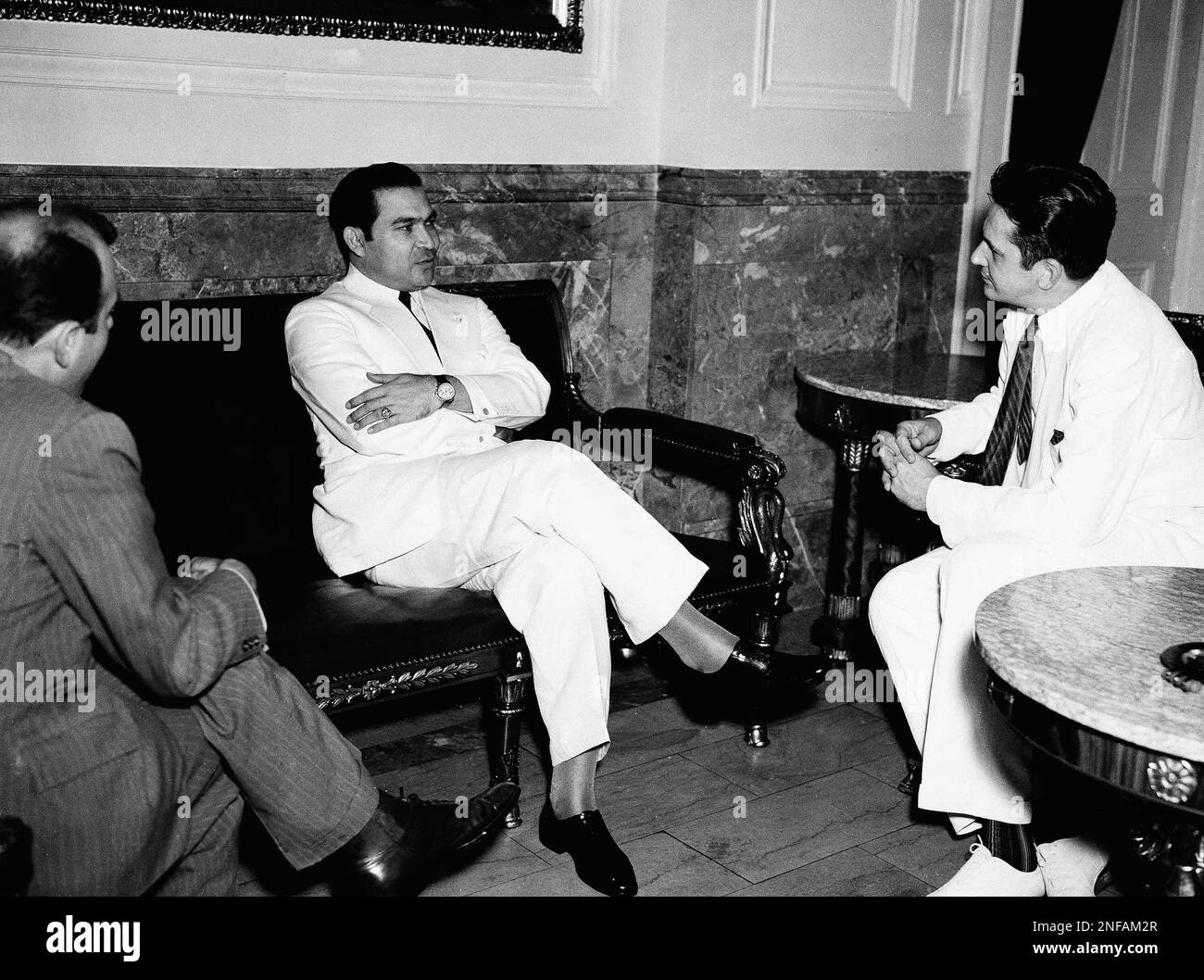 Ben F. Meyer interviews Cuban President Fulgencio Batista in Havana ...