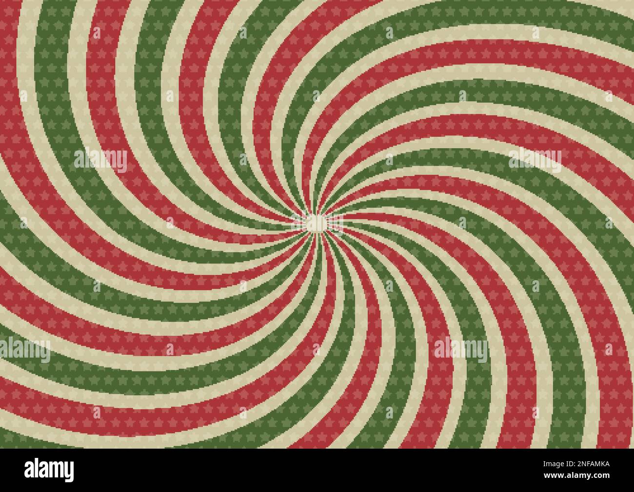 Vintage Christmas background with retro swirl design Stock Vector Image ...