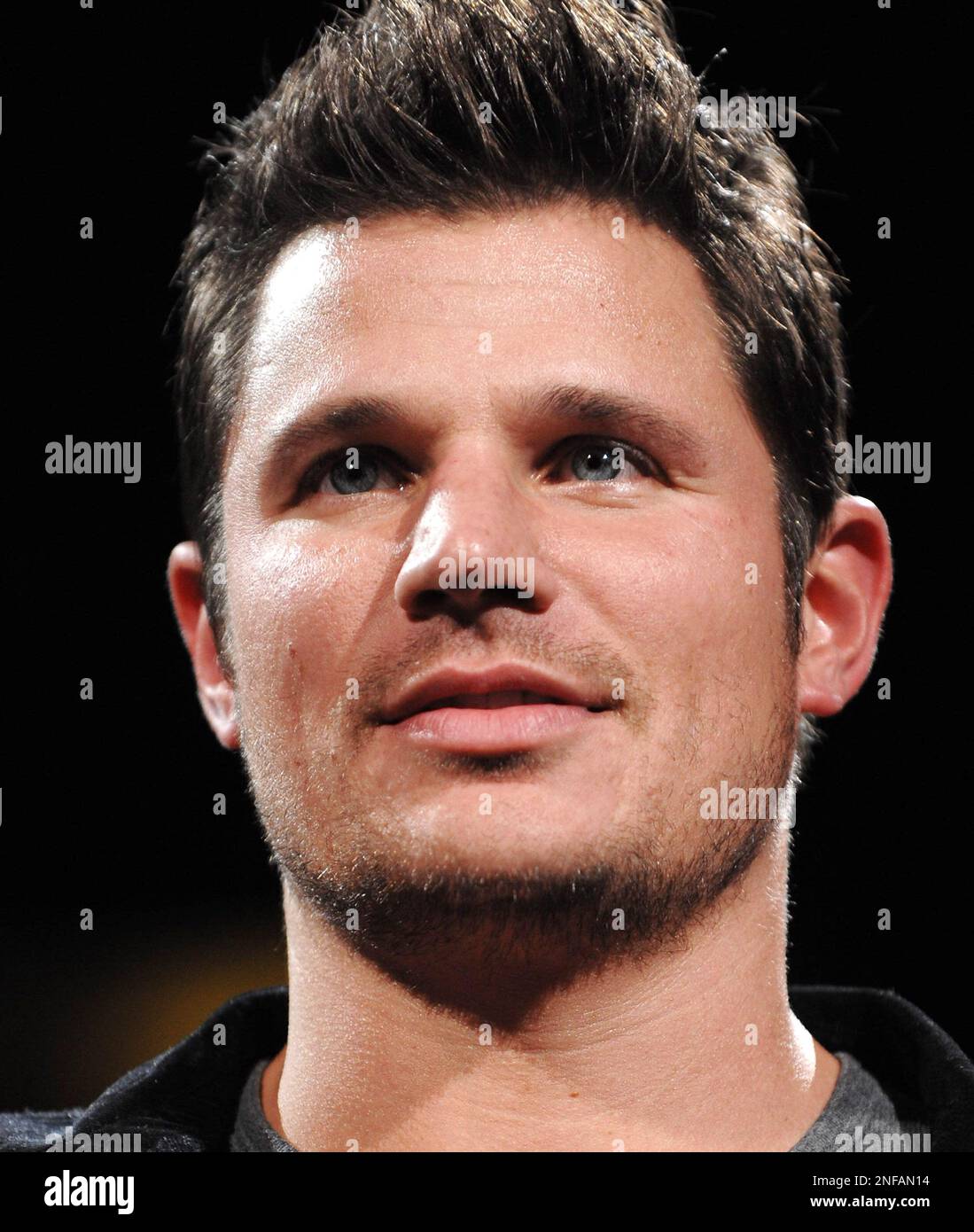 Singer Nick Lachey makes an appearance at Z100 Jingle Ball 2008 at ...