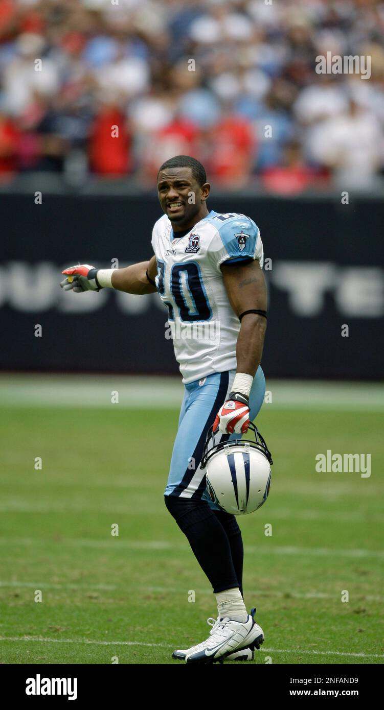 Tennessee Titans cornerback Nick Harper (20) during the fourth quarter ...
