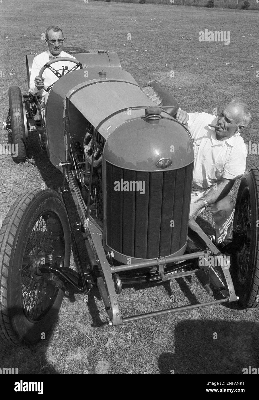 The French Delage, which Rene Thomas drove to victory in the 1914 ...