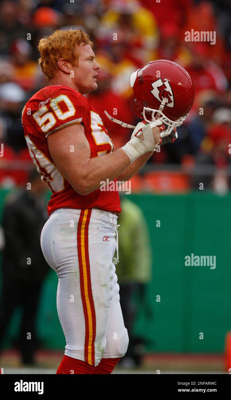 Kansas City Chiefs linebacker Rocky Boiman (50) during an NFL football ...