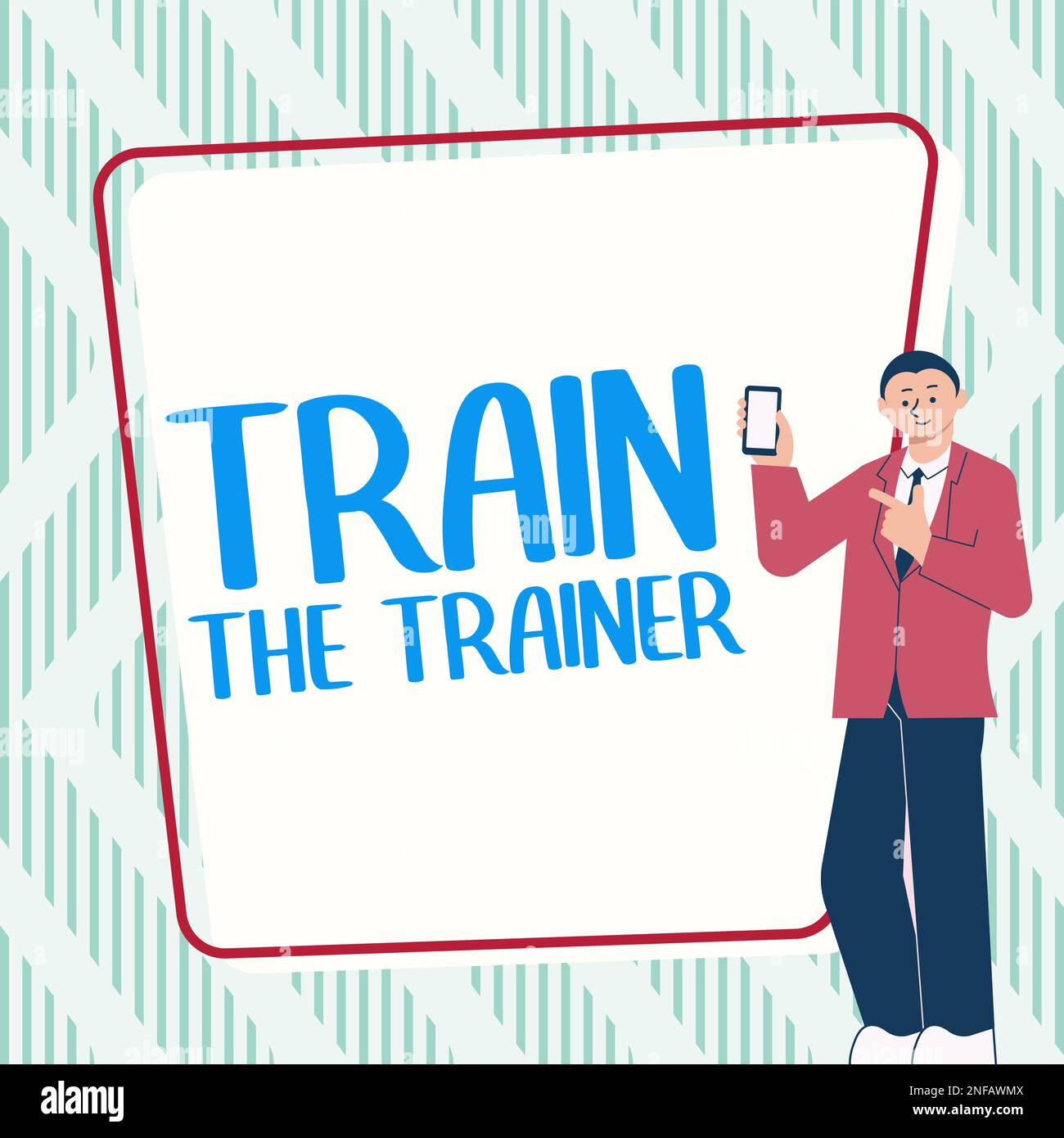 Conceptual caption Train The Trainer, Word for identified to teach ...