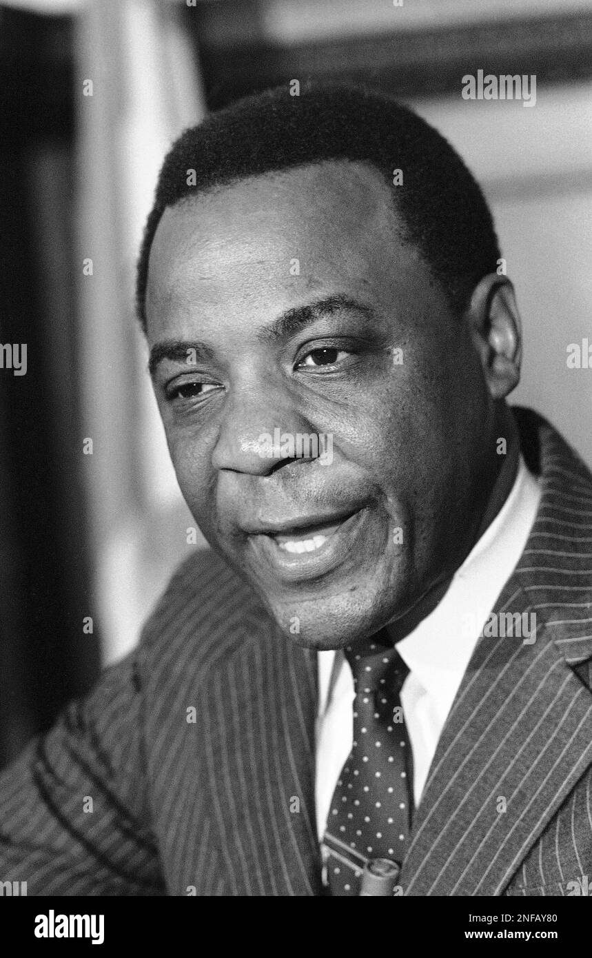 Philadelphia Managing Director Wilson Goode, shown Dec. 23, 1983, tells ...