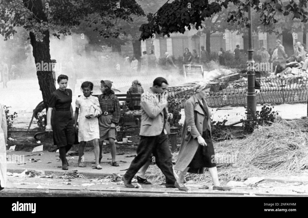 Citizens of Lemberg, Poland, return to their town only to find evidence ...
