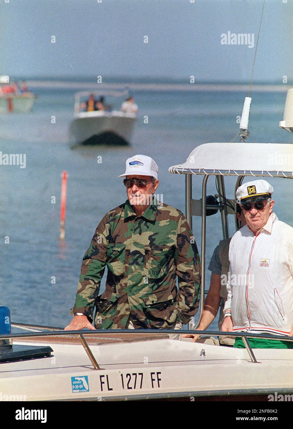 President-elect George Bush returns from his last bone fishing ...