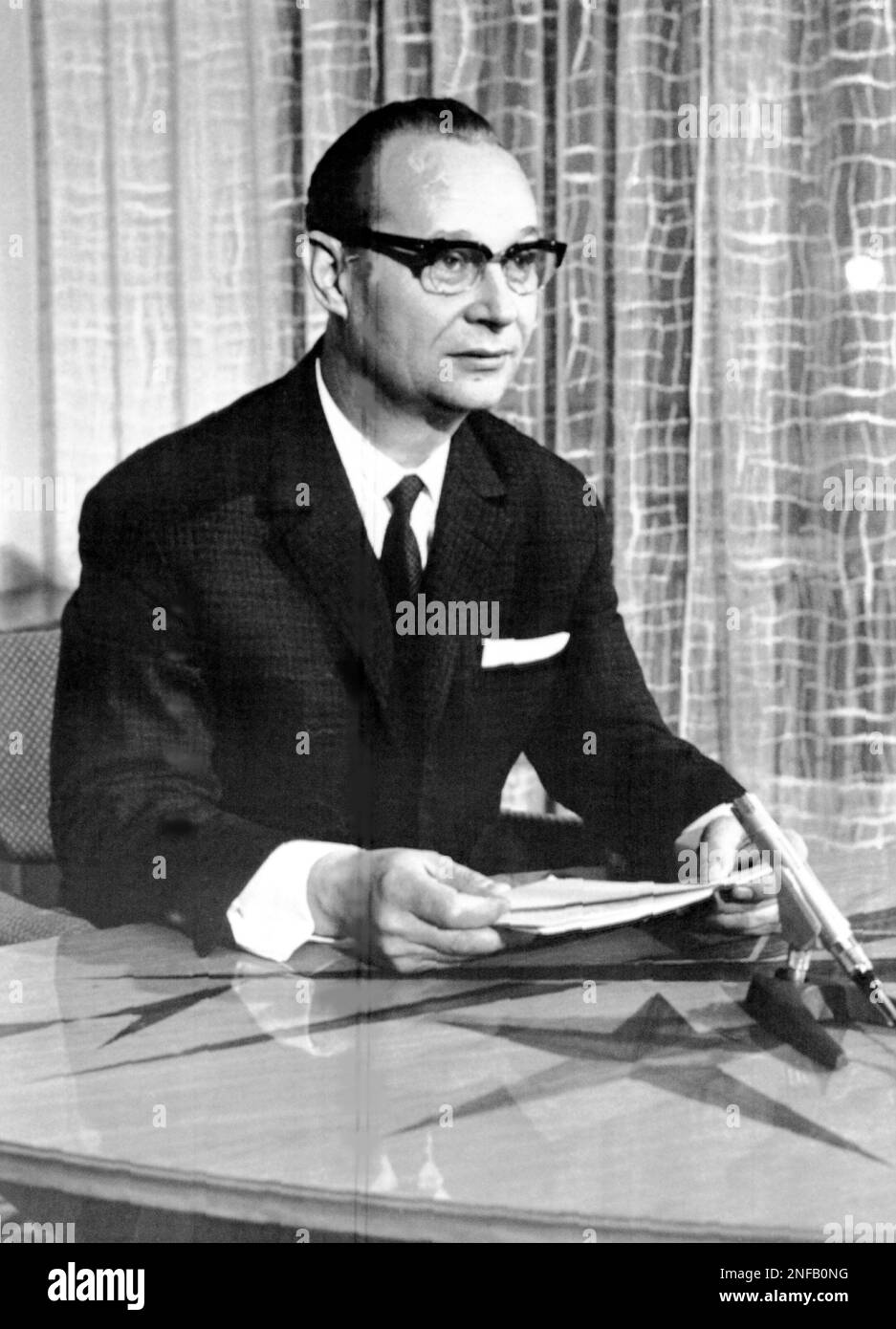 Czechoslovakia's Communist Party leader Alexander Dubcek, during his ...