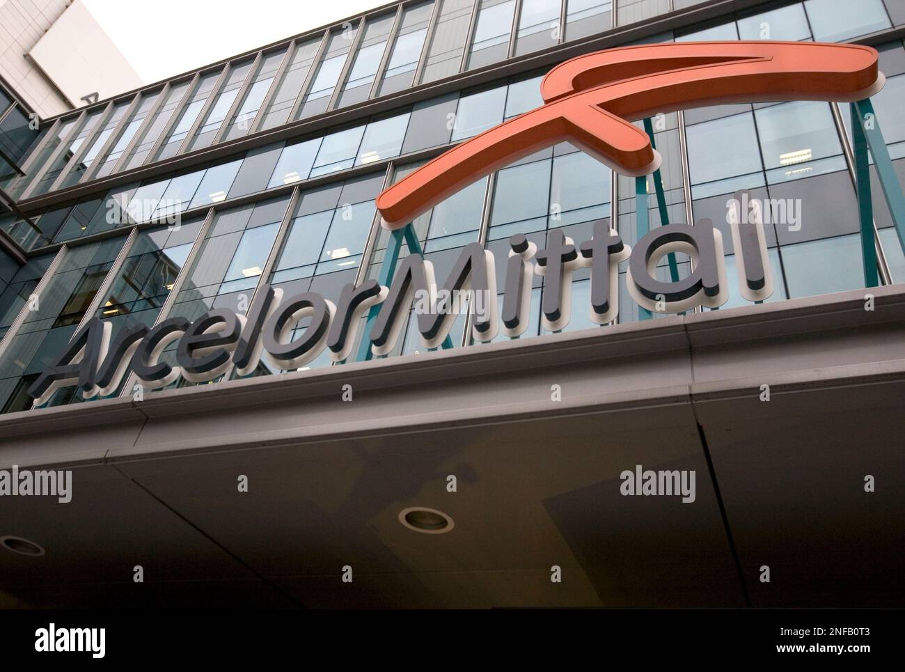 View of ArcelorMittal French headquarters outside Paris, Wednesday Dec ...