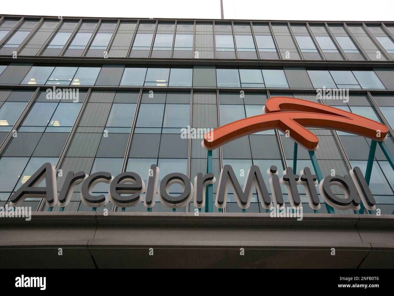 View of ArcelorMittal French headquarters outside Paris, Wednesday Dec ...