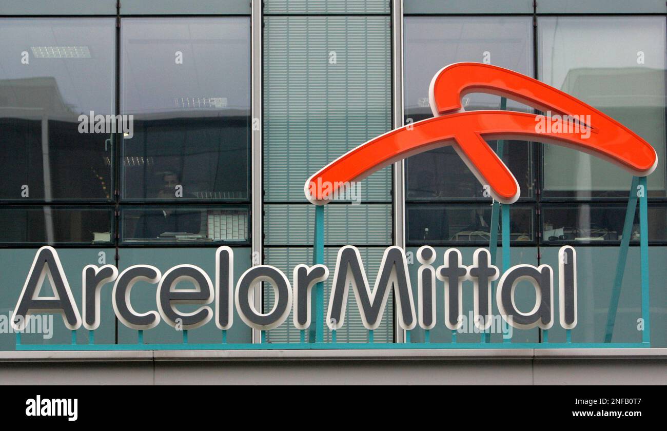 View of ArcelorMittal French headquarters outside Paris, Wednesday Dec ...