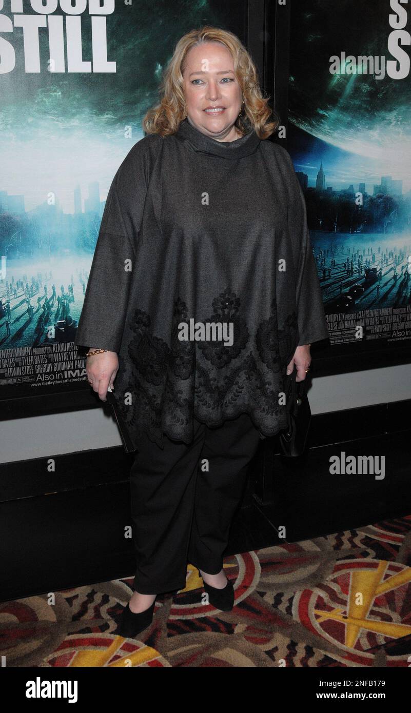 Actress Kathy Bates attends the premiere of "The Day The Earth Stood ...