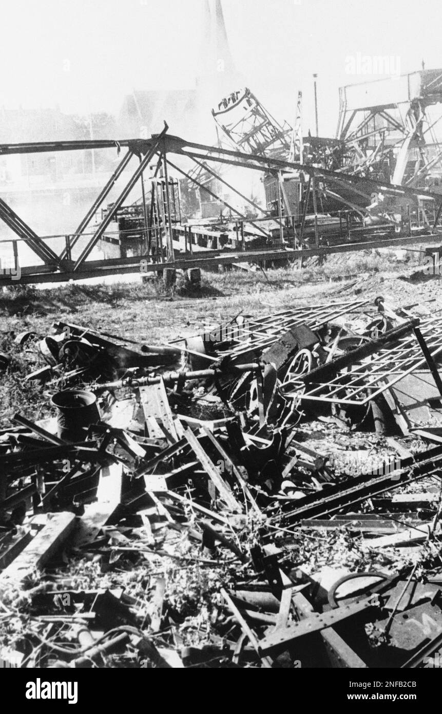 Pounded for six days by German artillery, aerial bombs and naval shell ...