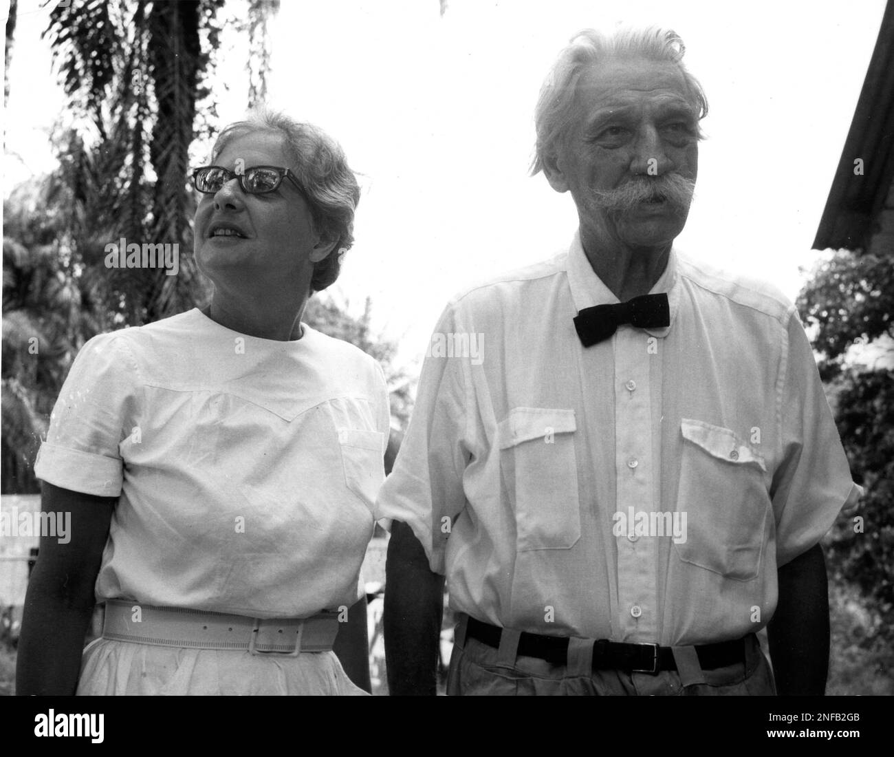 88-year-old, German born Dr. Albert Schweitzer, evangelic theologian, musician, philosopher ...