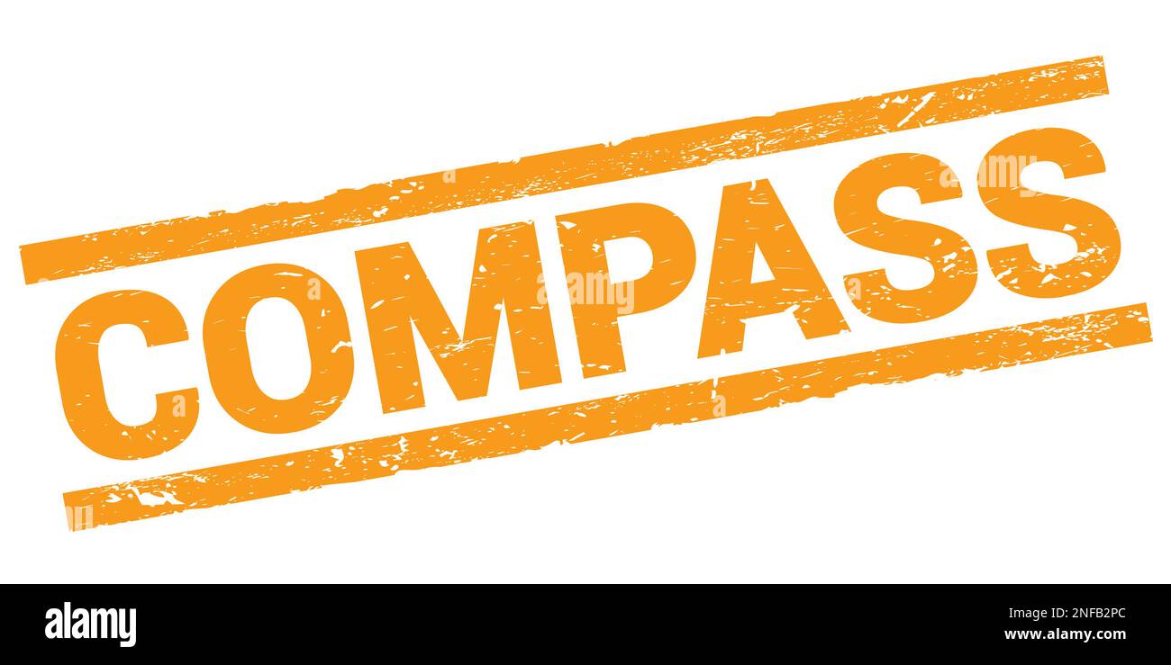 Compass text Cut Out Stock Images & Pictures - Alamy