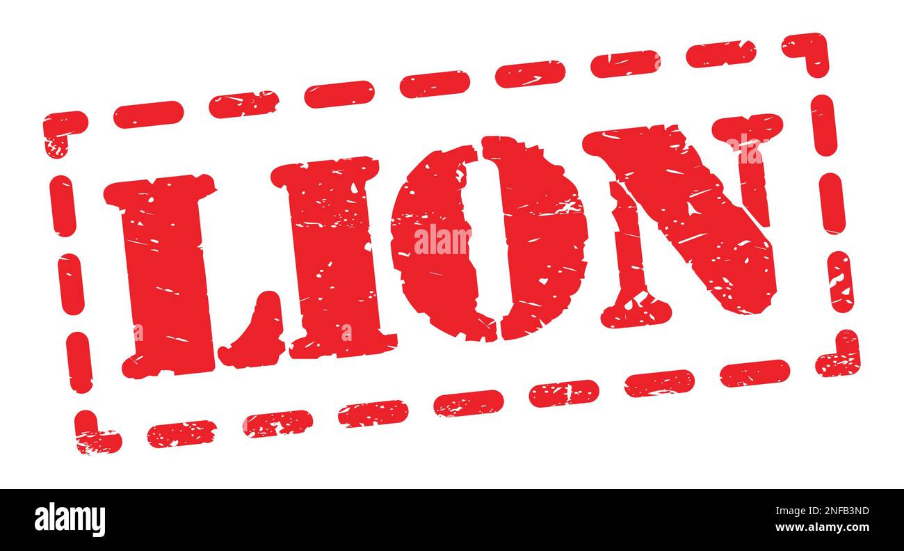 Red lion stamp hi-res stock photography and images - Alamy