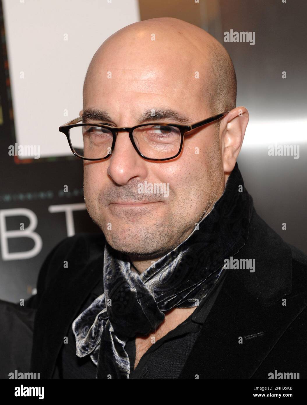 Actor Stanley Tucci attends a premiere for 'Doubt' at the Paris Theatre ...