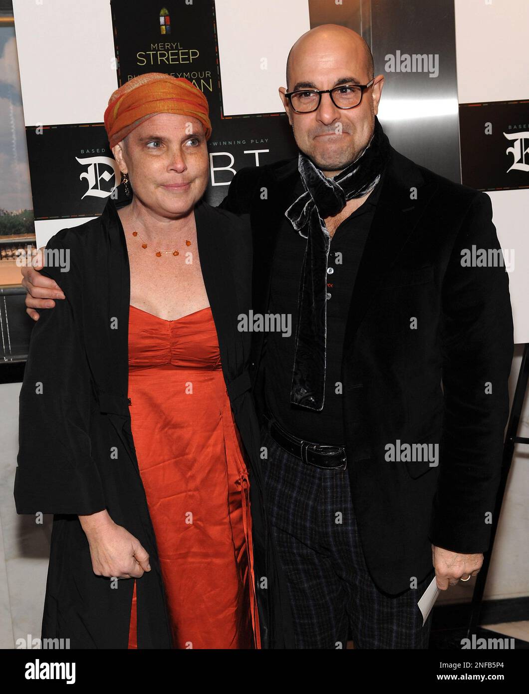 Actor Stanley Tucci and wife Kate Tucci attend a premiere for 'Doubt ...