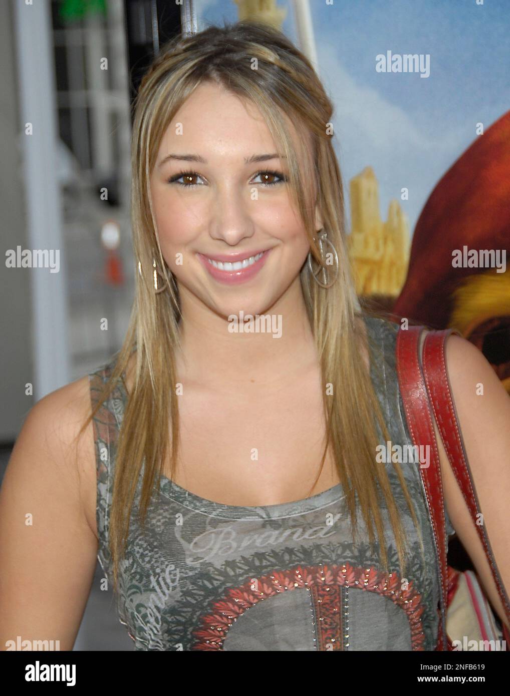 Actress Ashley Edner poses on the press line at the premiere of the ...