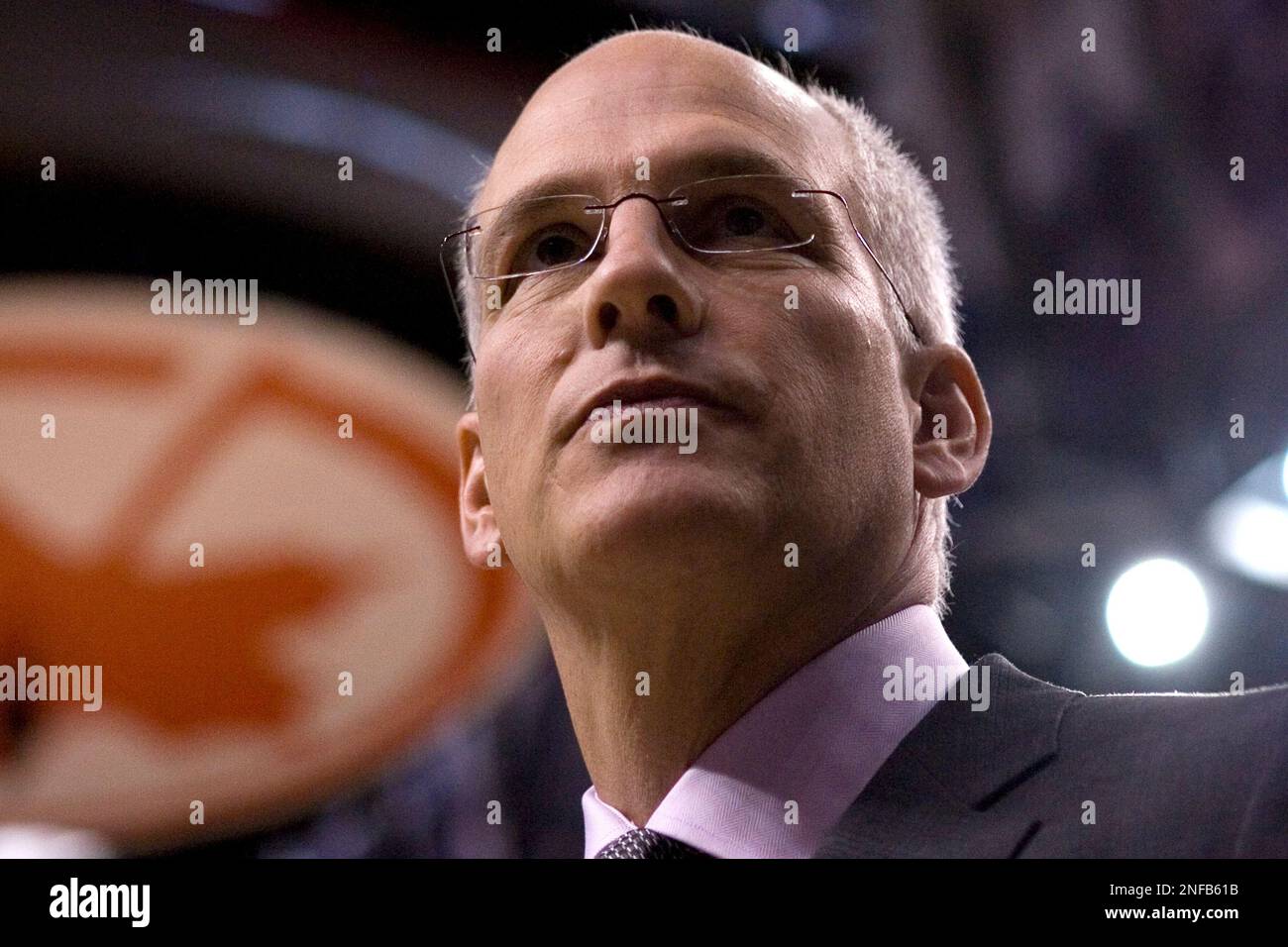 Toronto Raptors new head coach Jay Triano takes to the court before the ...