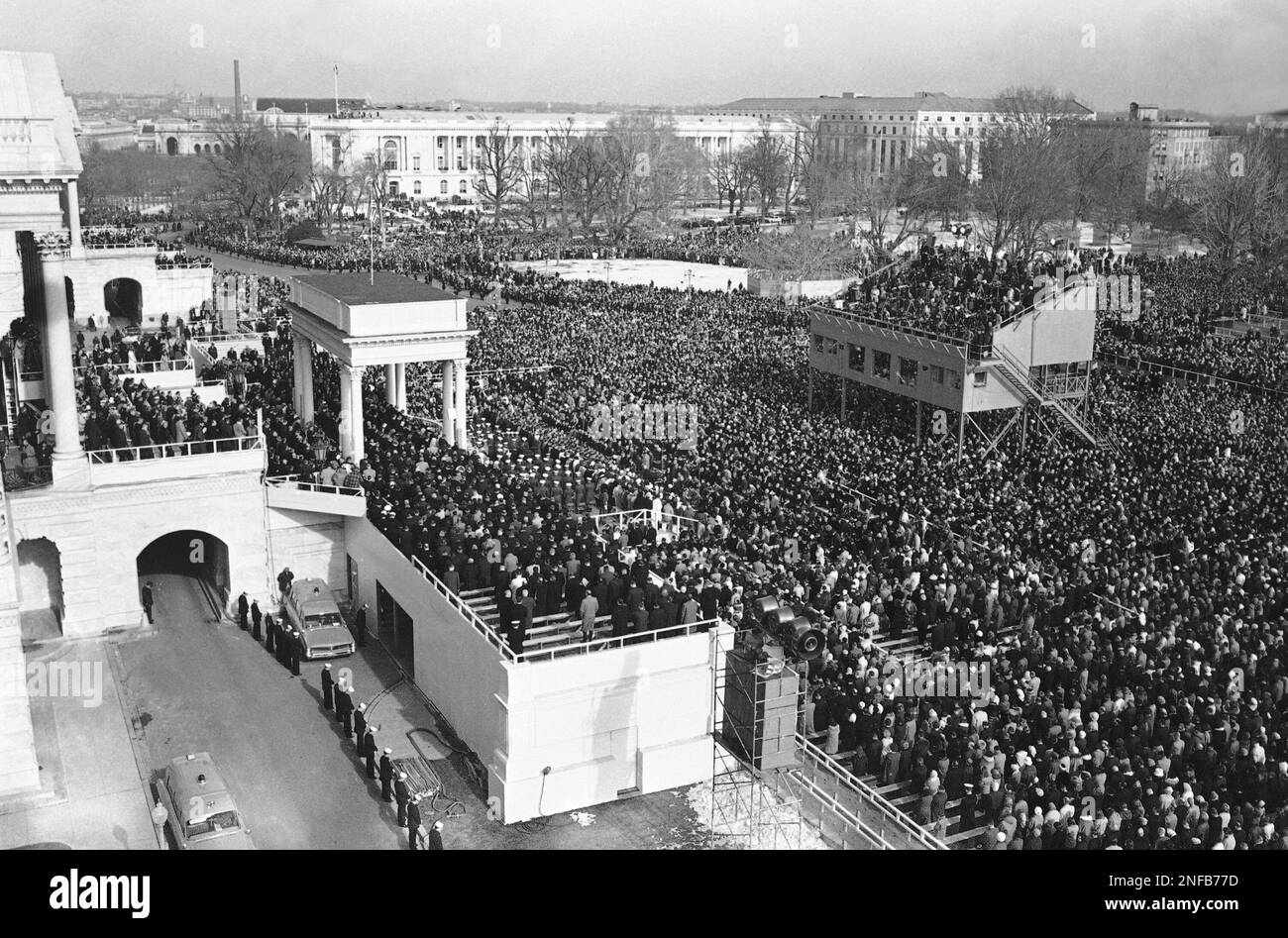 This was the scene at the plaza at the Capitol in Washington, Jan. 20 ...