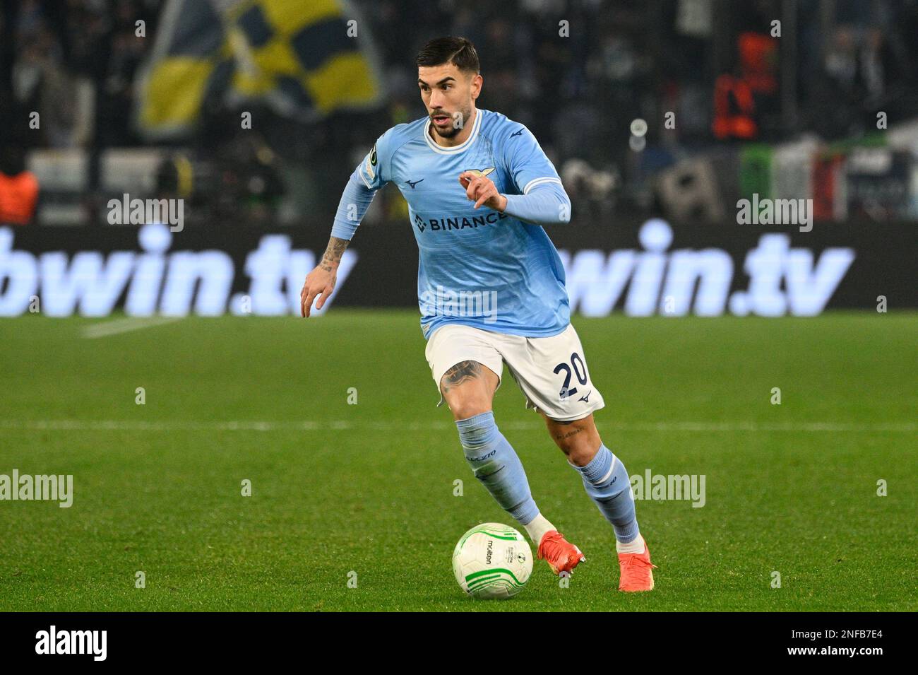 Mattia Zaccagni (SS Lazio) during the UEFA Conference League 2022/2023 ... Mattia Zaccagni (SS Lazio) during the UEFA Conference League 2022/2023 ...