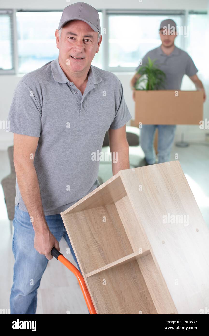 Parcel van trolley hi-res stock photography and images - Alamy