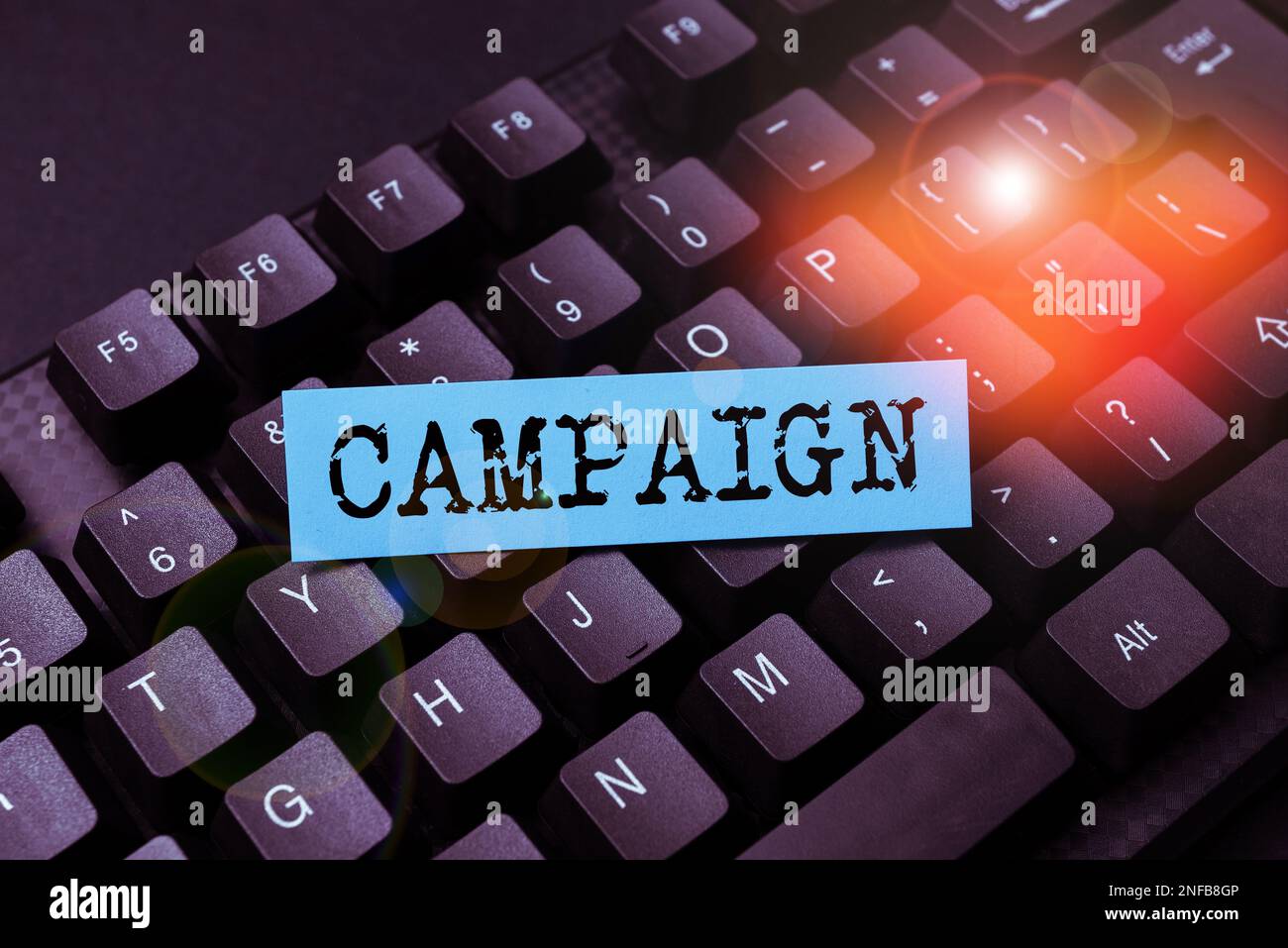 Text sign showing Campaign, Business showcase organized course of ...