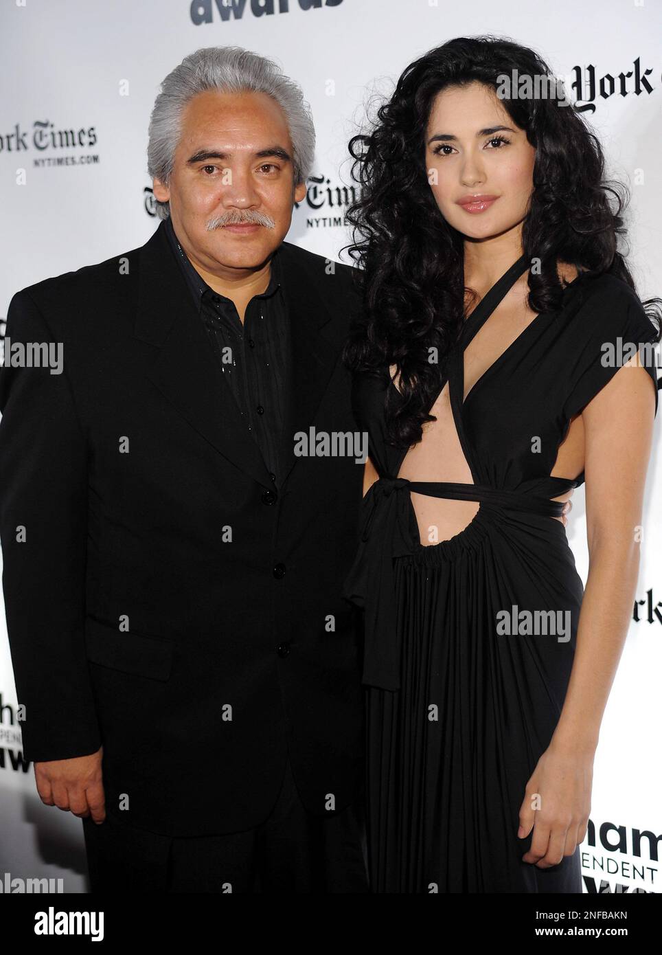 Actors Pedro Castaneda and Veronica Loren attend the Gotham Independent ...
